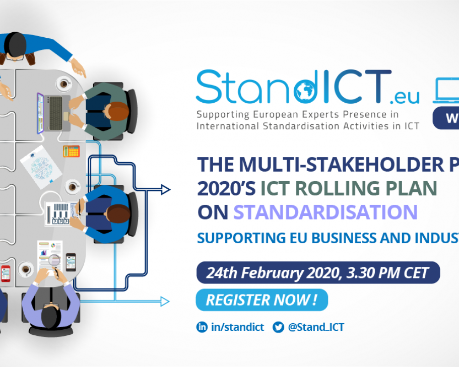 Webinar: The Multi-stakeholder Platform 2020’s ICT Rolling Plan on Standardisation supporting EU ...